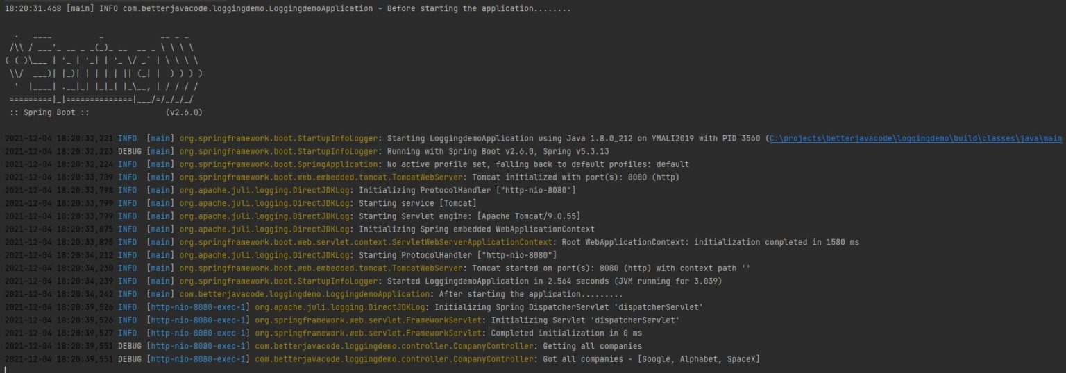 Logging in Spring Boot Microservices