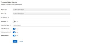 Using Custom Protocol Mapper with Keycloak