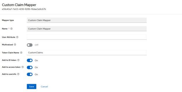 Using Custom Protocol Mapper with Keycloak